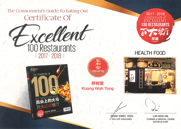 Awards – Koong Woh Tong